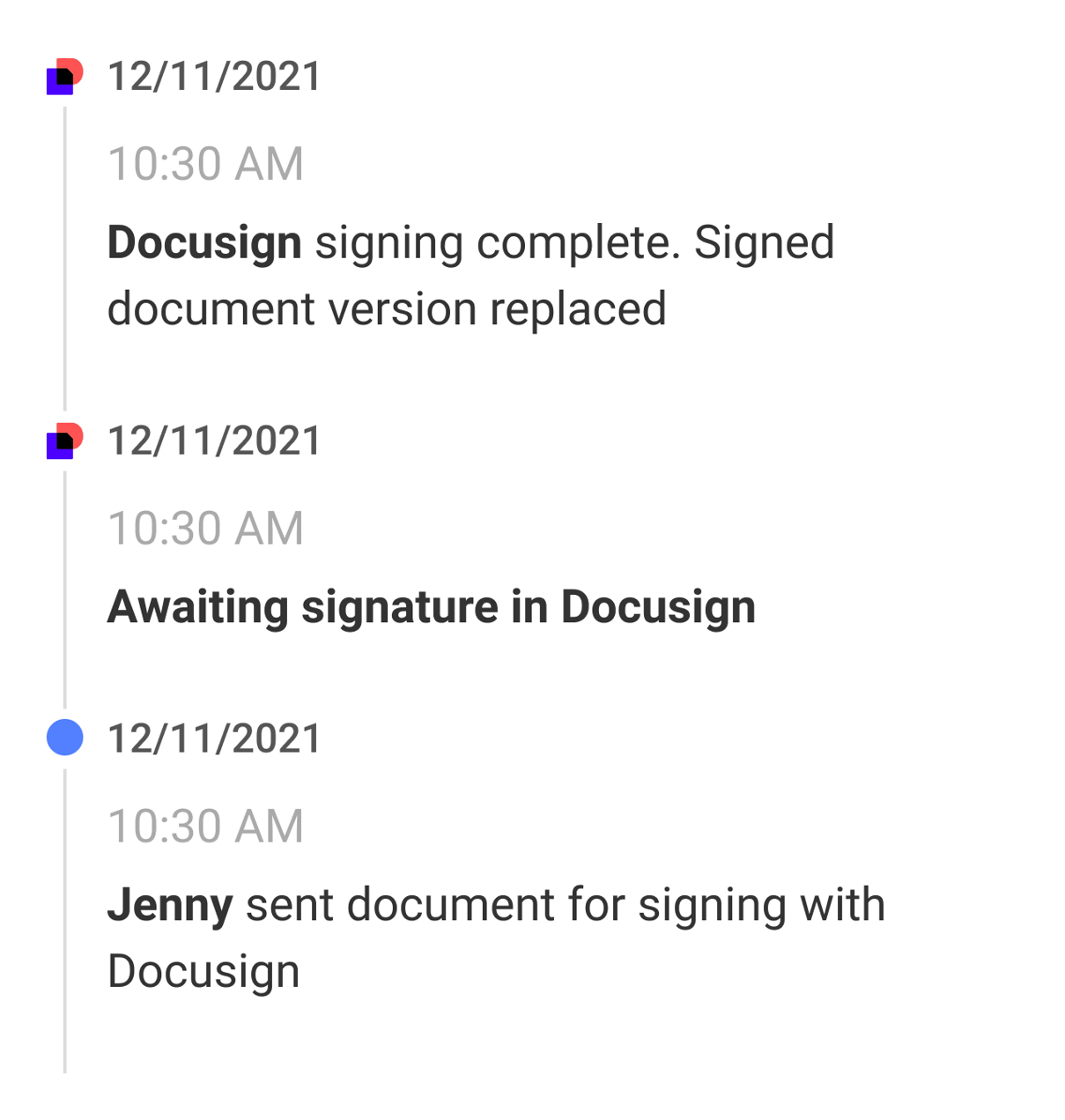 Automatic Document Sync from DocuSign to Concord
