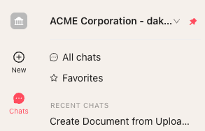How to Pin the Left Hand Menu in Concord Horizon?