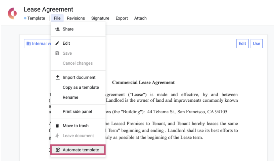 Create an Automated Template with Excel