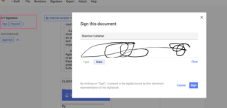 How to Sign a Document in Concord